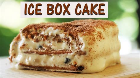 No Bake Cappuccino Icebox Cake Biscuit Pudding Recipe No Bake Simple Dessert Youtube
