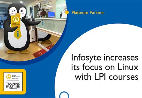 Infosyte Increases Its Focus On Linux With Lpi Courses Linux Professional Institute Lpi
