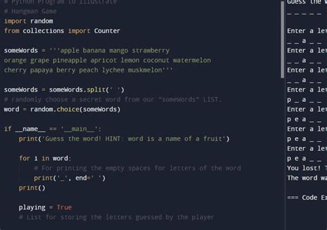 Elavarasi Nandhagopal On Linkedin Python Programming Hangmangame