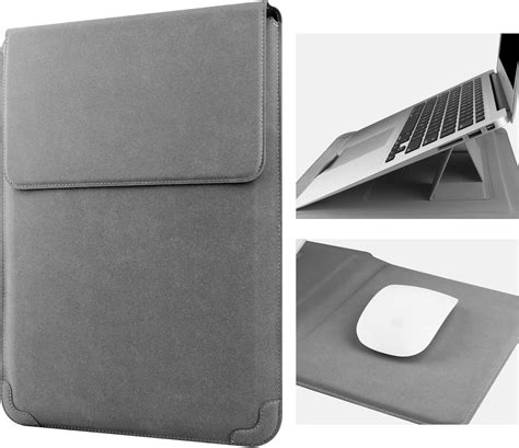 Hoyixi Funda De Piel Para Laptop De 14 Pulgadas Con Soporte Compatible
