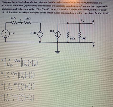 Solved Consider The Network Shown Below Assume That The