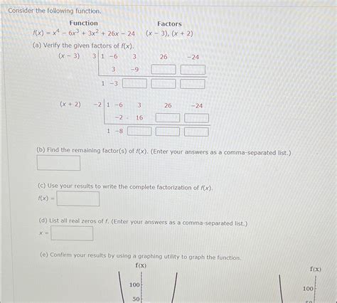 Solved Consider The Following