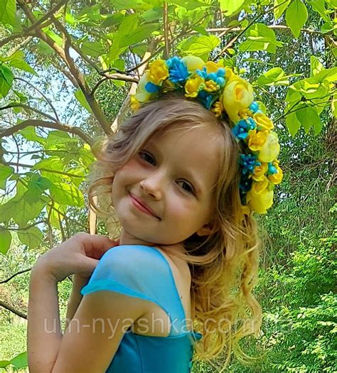 Віночок український жовто блакитний продаж ціна у Кривому Розі Обручі і вінки на голову від