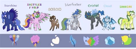 Mlp Ocs Redesign By Shadowthedragoncat On Deviantart