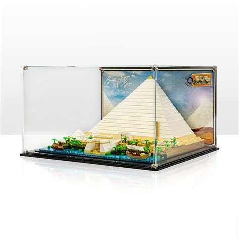 Display Case For Lego® Architecture Pyramid Of Giza 21058 — Wicked Brick