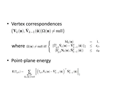 Ppt Kinectfusion Real Time Dense Surface Mapping And Tracking Powerpoint Presentation Id