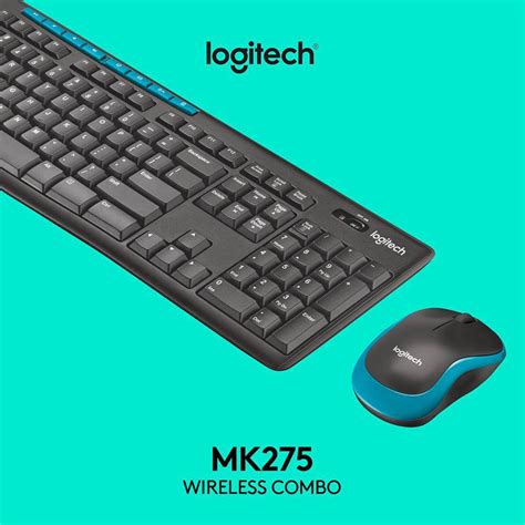 Ph Co PC Depot LOGITECH MK275 WIRELESS KEYBOARD MOUSE COMBO BLACK