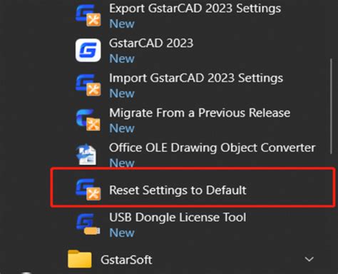 How To Reset Settings To Default In Gstarcad 2023 Gstarcad
