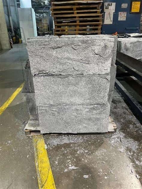 Recycling Plastics Eps Lumps With Graphite