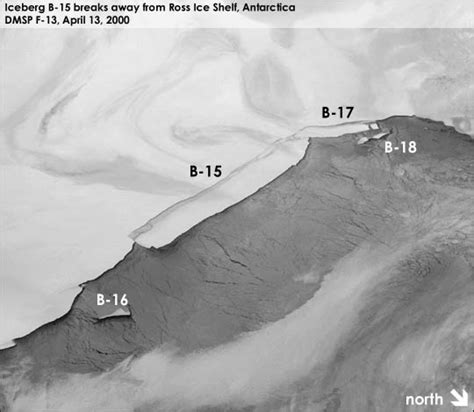 Iceberg B 15 Ross Ice Shelf Antarctica