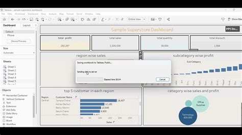 How To Publish Workbook On Tableau Public Tableau Tableaupublic Youtube