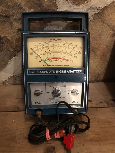 Vintage Engine Analyzer Etsy