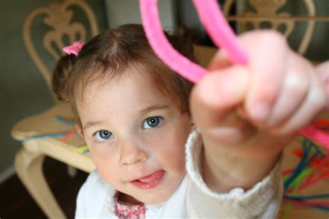 Having Fun At Home Weaving With Pipe Cleaners