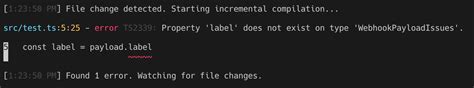Issues Labeled Event Lacks Payload Label Property Type