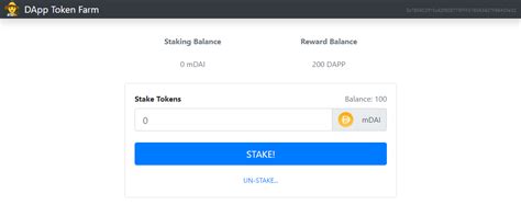 GitHub Ludeiro Defi Tutorial Cryptocurrency Staking Dapp