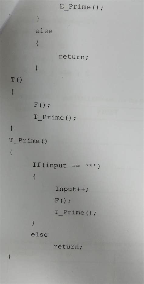 Solved Given Is A Code Snippet For Recursive Procedures Of