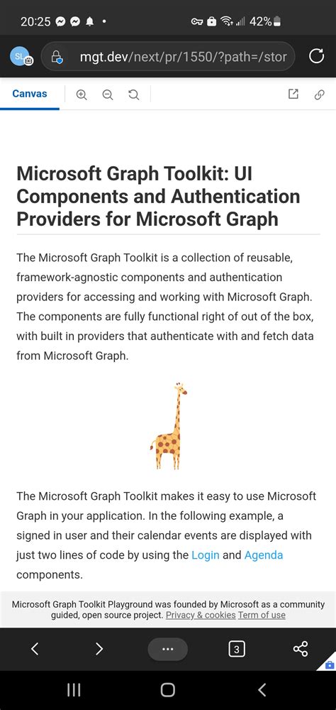 Bug Playground Doesnt Work On Mobile · Issue 1551 · Microsoftgraphmicrosoft Graph Toolkit