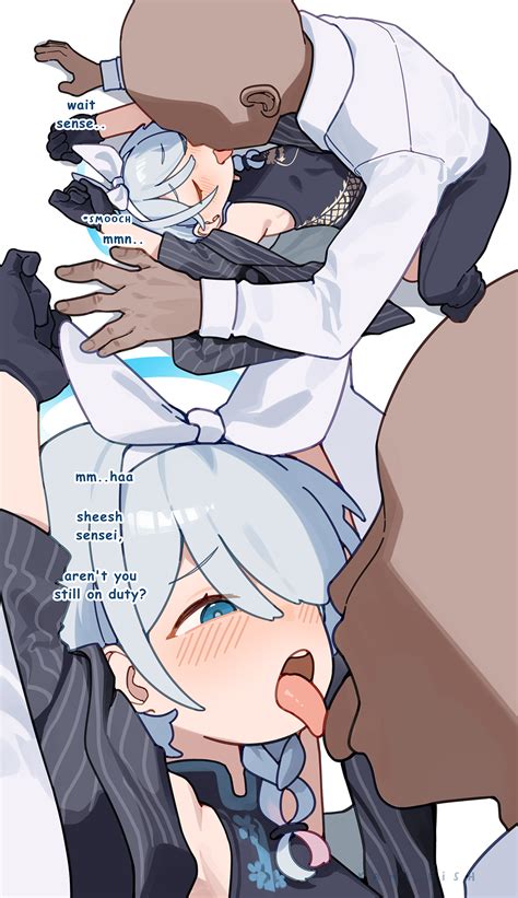 Sensei Kisaki And Arona Blue Archive Drawn By Kanifish Danbooru