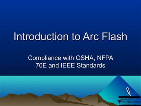 Arc Flash Training Ppt