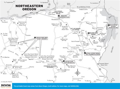 Map Of Northwest Oregon