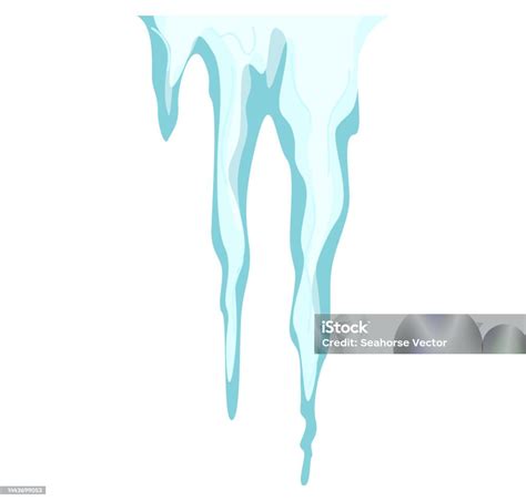 얼음과 눈 덩어리 큰 빙산 디자인을위한 심한 서리 요소 눈송이 만화 스타일 벡터 일러스트 레이 션 조각 벡터에 대한 스톡 벡터 아트 및 기타 이미지 Istock