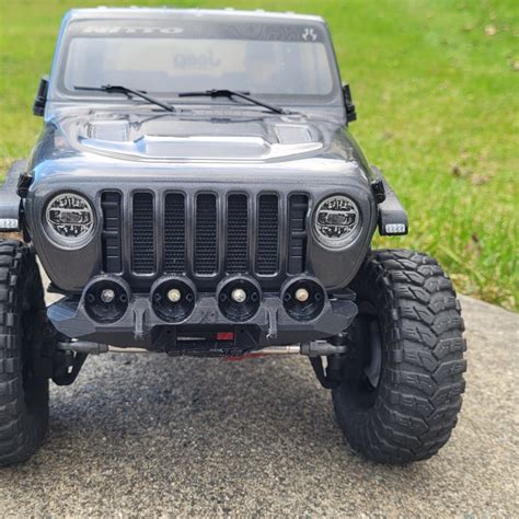 3d Printable Cgrc X1 Front Bumper Axial Scx10 2 And Scx10 3 By Chris Griggs
