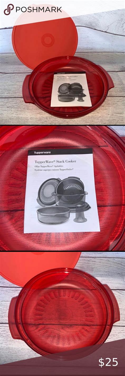 Tupperware Stack Cooker Accessory 2194 1 Quart Microwave Tupperware Tupperware Stack Cooker