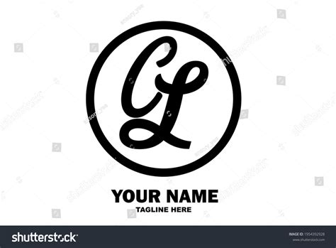 Simple Logo Initials Lc Which Can Stock Vector Royalty Free 1954392928 Shutterstock