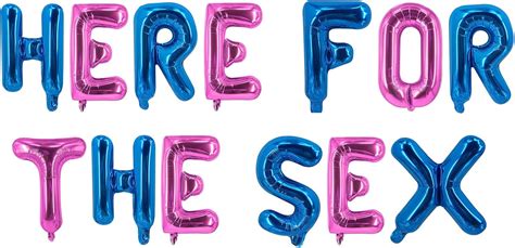 Here For The Sex Gold Mylar Foil Balloons Banner Sign，pregnancy Announcement