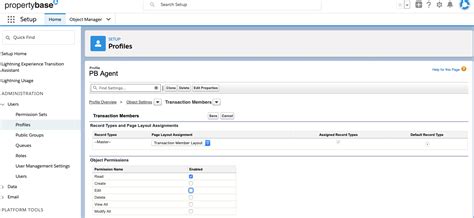 Use Transactions Propertybase Salesforce Edition