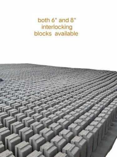 Interlocking Bricks 8 Inches Interlocking Brick From Coimbatore