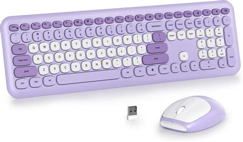 Sbockeeb Wireless Typewriter Keyboard And Mouse Combo Retro