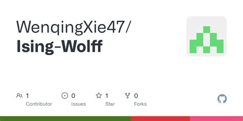 GitHub WenqingXie47 Ising Wolff