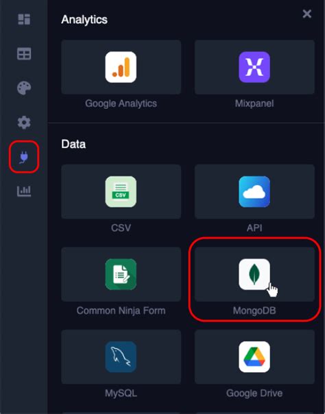 how to set the mongodb integration common ninja