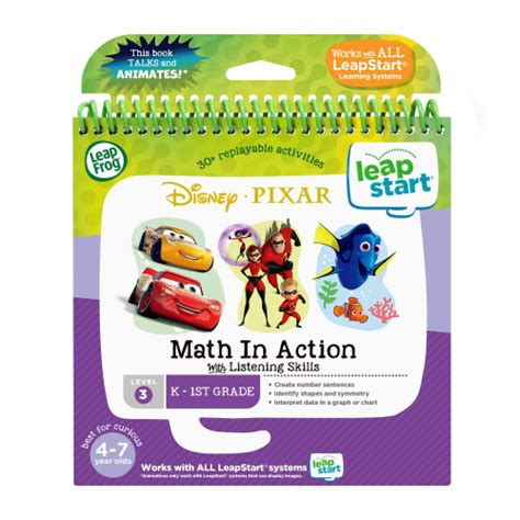 Leapfrog Leapstart 3d Disney Pixar Pals Mattebok Interaktiv Matematik