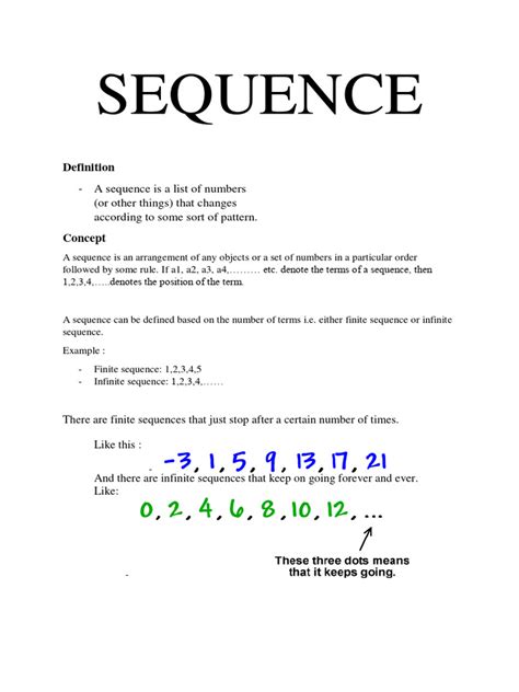 tutorial 6 assignment sequence pdf sequence numbers