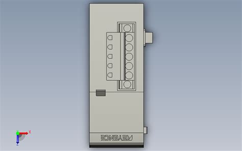 基恩士流量传感器开关dl Dn1 Step 模型图纸下载 懒石网