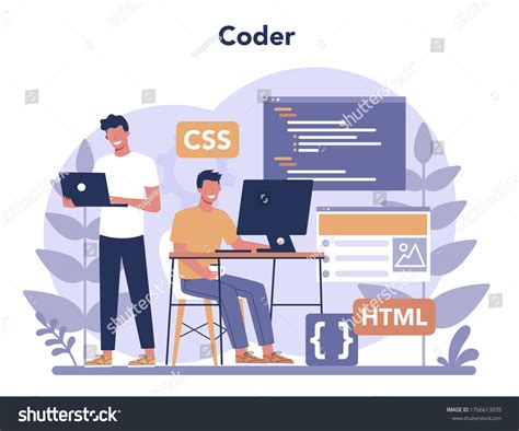 Typersetter Concept Website Constructing Process Creating Stock Vector Royalty Free 1766613035