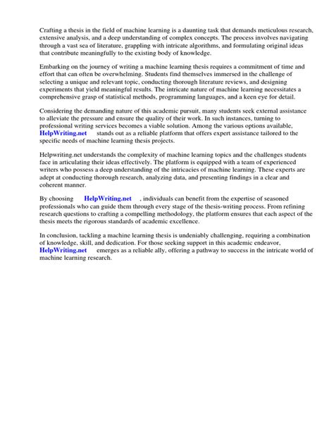 Machine Learning Thesis Ideas Pdf Machine Learning Deep Learning