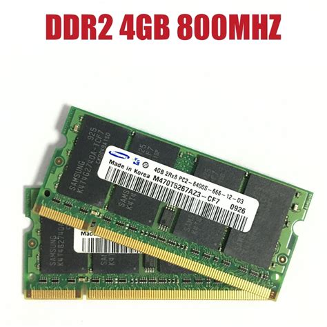 Оперативная память для ноутбука 4 Гб pc2 6400 ddr2 800 МГц aliexpress