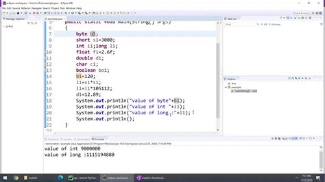 data types core java programming session 3 youtube