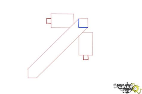 How To Draw A Minecraft Pickaxe DrawingNow