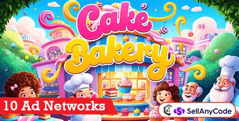 Cake Shop Bakery Unity Game Template 10 Ad Networks Source Code Sellanycode