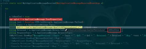 Mqttapplicationmessagereceived Qos Is Always 0 Java Client Demo Is Normal · Issue 1262
