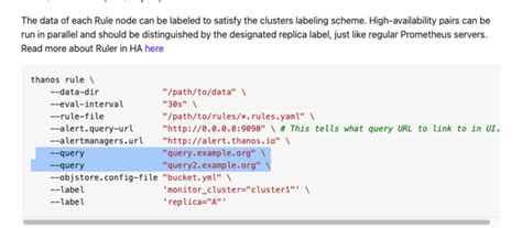 Does It Make Sense To Point Thanos Ruler To Query Frontend Instead Of