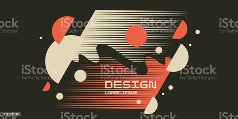 다양한 모양의 현대 기하학적 구성 디자인에 대한 일러스트레이션 추세 차트의 추상적 배경입니다 가상현실에 대한 스톡 벡터 아트 및 기타 이미지 Istock