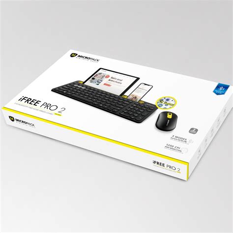 Micropack Ifree Pro 2 2 4g Bluetooth Wireless Keyboard And Mouse Combo Micropack Zenox Hong Kong