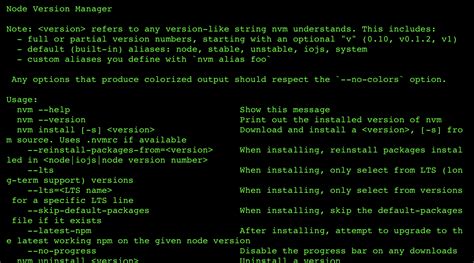 Help Output Is Misleading Re Nvm Install Argument Order Issue 2301 Nvm Sh Nvm GitHub