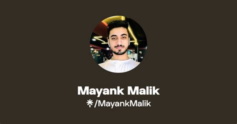 Mayank Malik Twitter Instagram Linktree