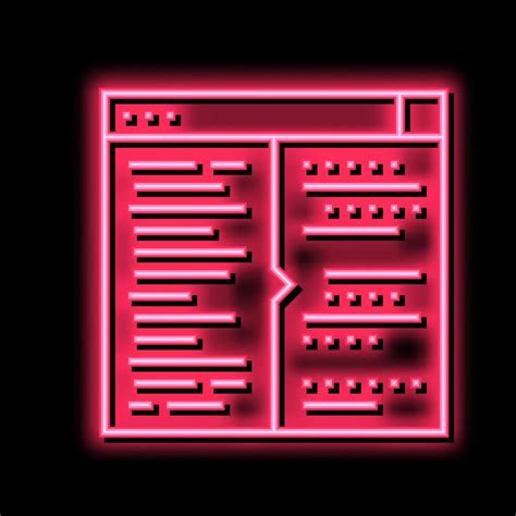 Code Testing Neon Glow Icon Illustration 20595852 Vector Art At Vecteezy